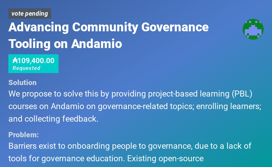 Advancing Community Governance Tooling on Andamio | Lido Nation English