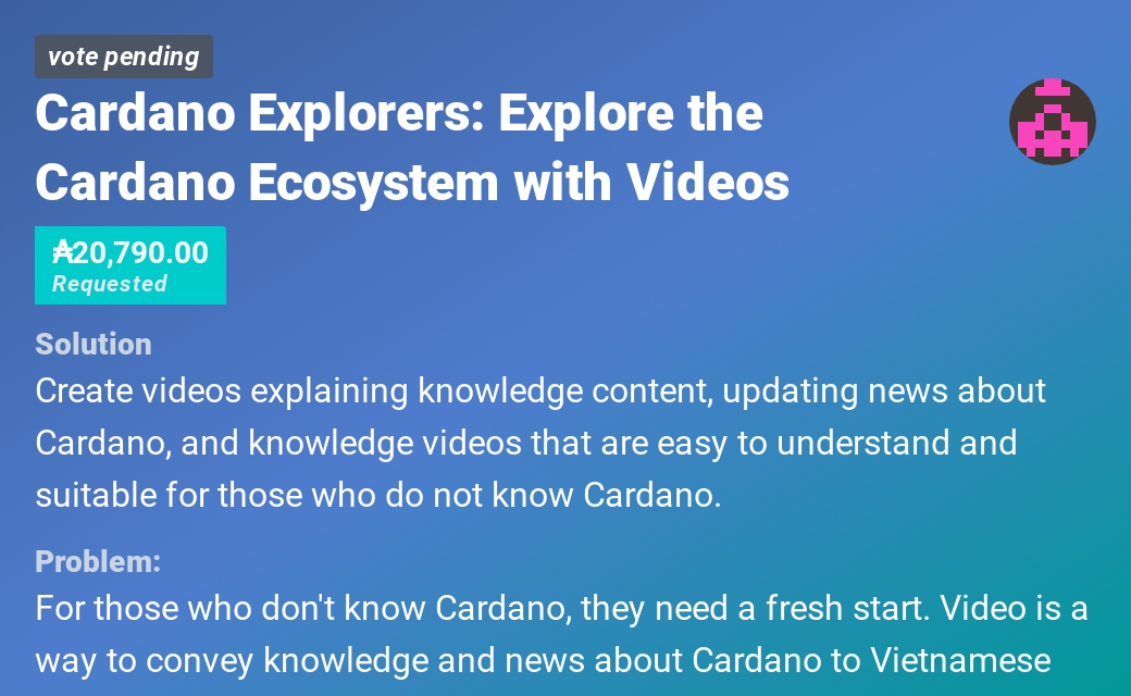 Cardano Explorers Explore The Cardano Ecosystem Via Videoscribe Lido