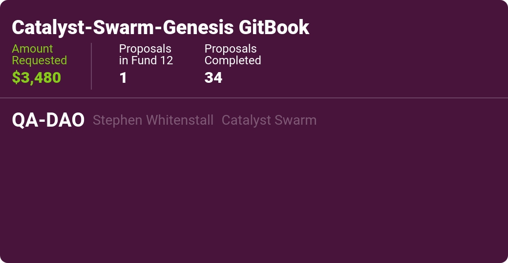 Catalyst-Swarm-Genesis GitBook | Lido Nation Español