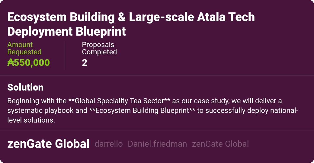 Ecosystem Building & Large-scale Atala Tech Deployment Blueprint | Lido Nation English