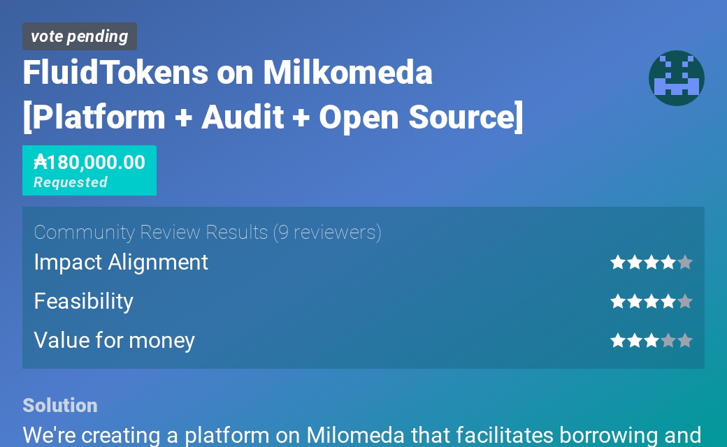 FluidTokens on Milkomeda [Platform + Audit + Open Source] | Lido Nation ...