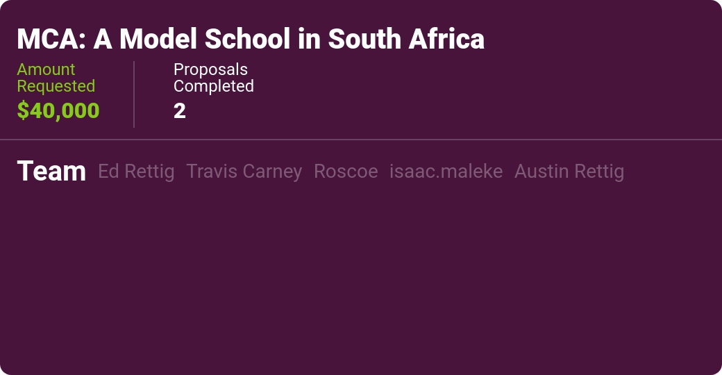 MCA: A Model School in South Africa | Lido Nation English