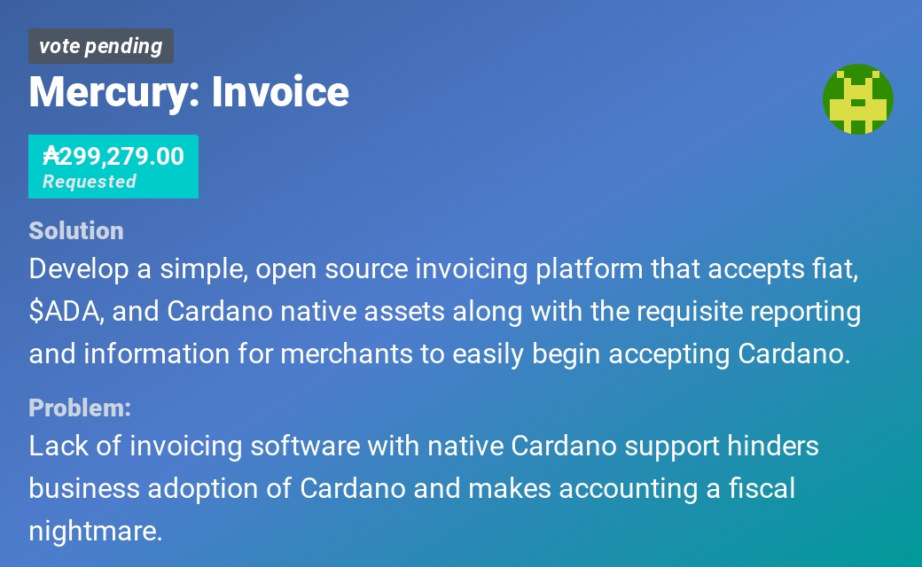 Mercury: Invoice | Lido Nation English