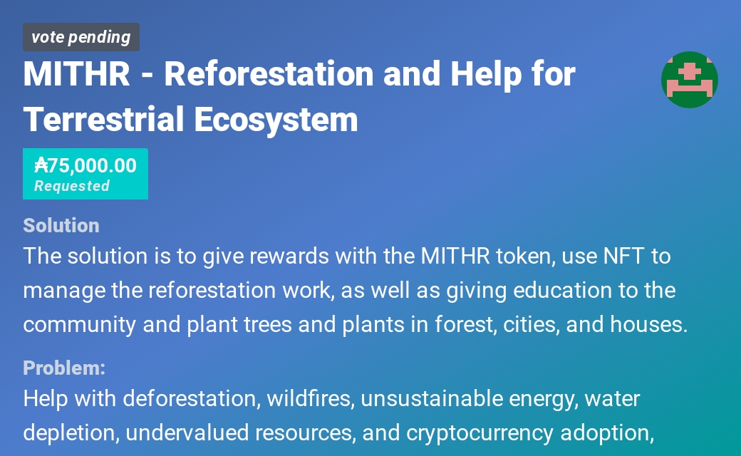 MITHR - Reforestation and Help for Terrestrial Ecosystem | Lido Nation ...