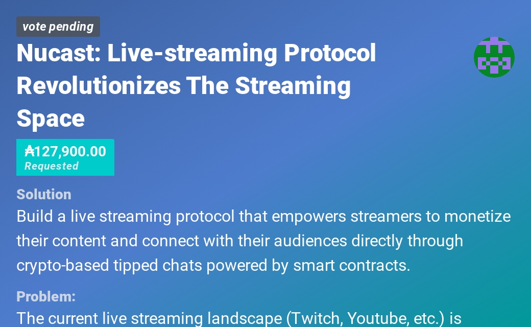Nucast: Live-streaming Protocol Revolutionizes The Streaming Space | Lido Nation English