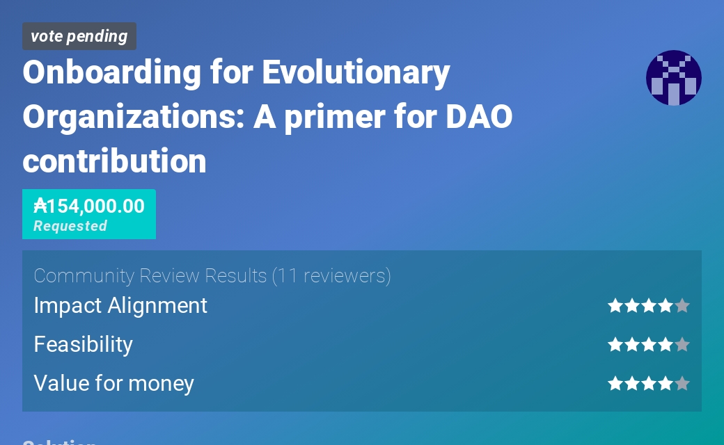 Onboarding for Evolutionary Organizations: A primer for DAO contribution | Lido Nation English