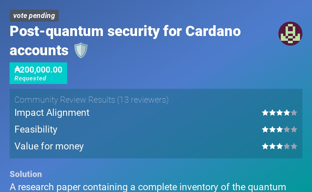 Post-quantum security for Cardano accounts 🛡 | Lido Nation English