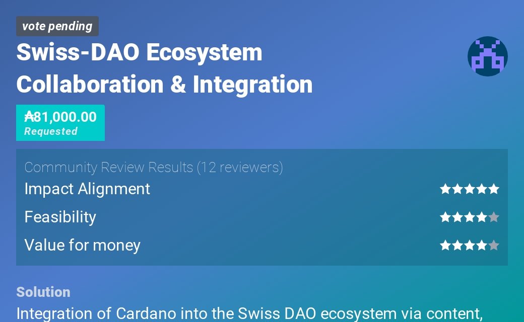 Swiss-DAO Ecosystem Collaboration & Integration | Lido Nation English