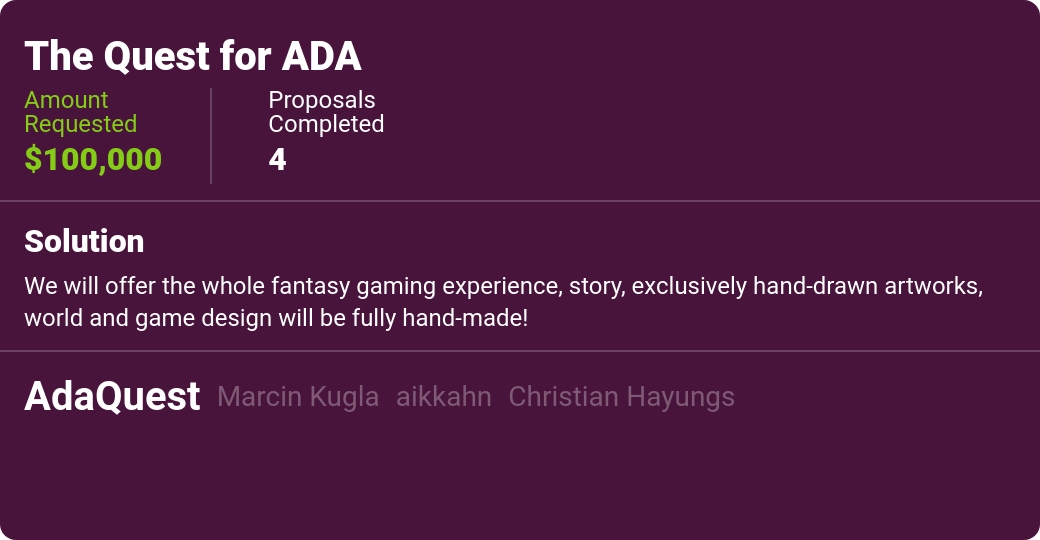 The Quest for ADA | Lido Nation English